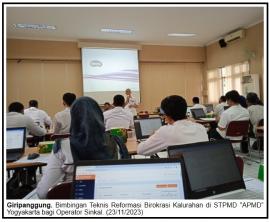 Operator Sinkal Giripanggung Berpartisipasi dalam Bimbingan Tekn