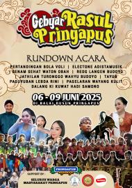 Bersih Dusun/Rasulan Padukuhan Pringapus